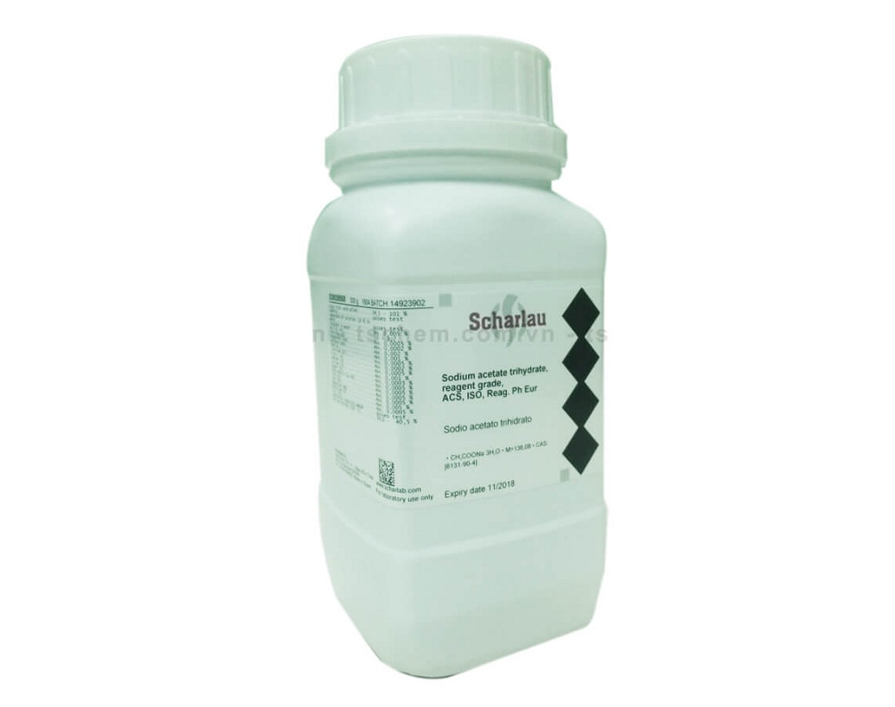 Sodium Acetate Trihydrate Hãng Scharlau Tại Hà Nội và Tp.HCM
