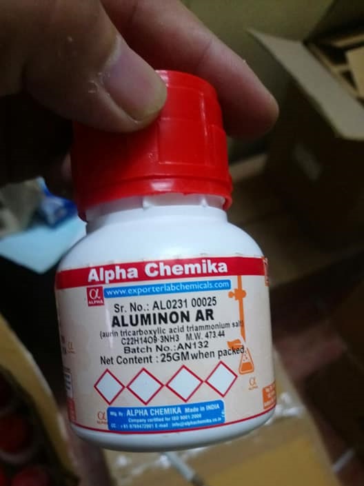 Aluminon (C22H23N3O9) tinh khiết giá rẻ